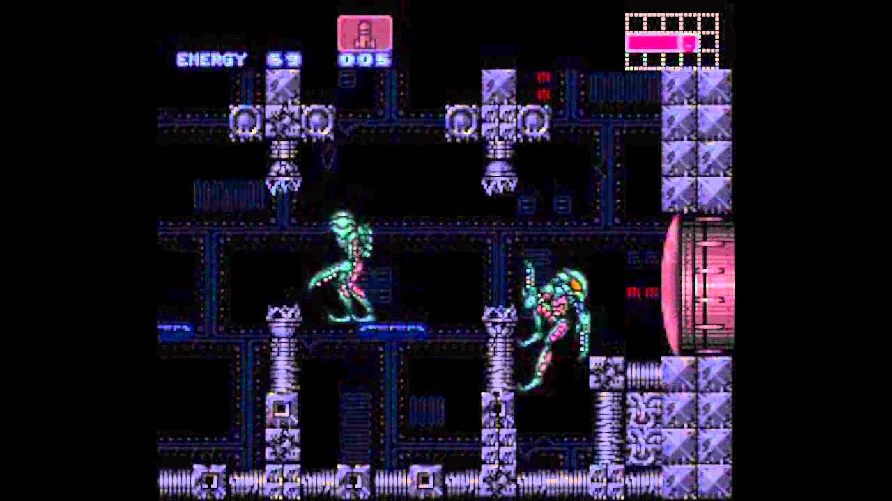 Super Metroid - Space Pirates shooting sound effect - YouTube