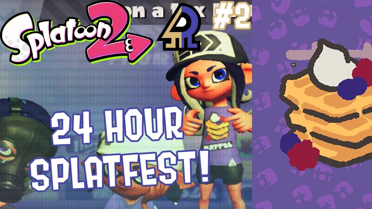 Splatoon 2 Splatfest #21 (Pancakes VS Waffles) Part 2 [24 HOUR ...