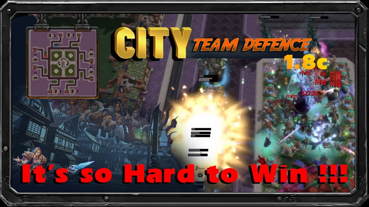 City Team TD 1.8c | Warcraft 3 Tower Defense - YouTube
