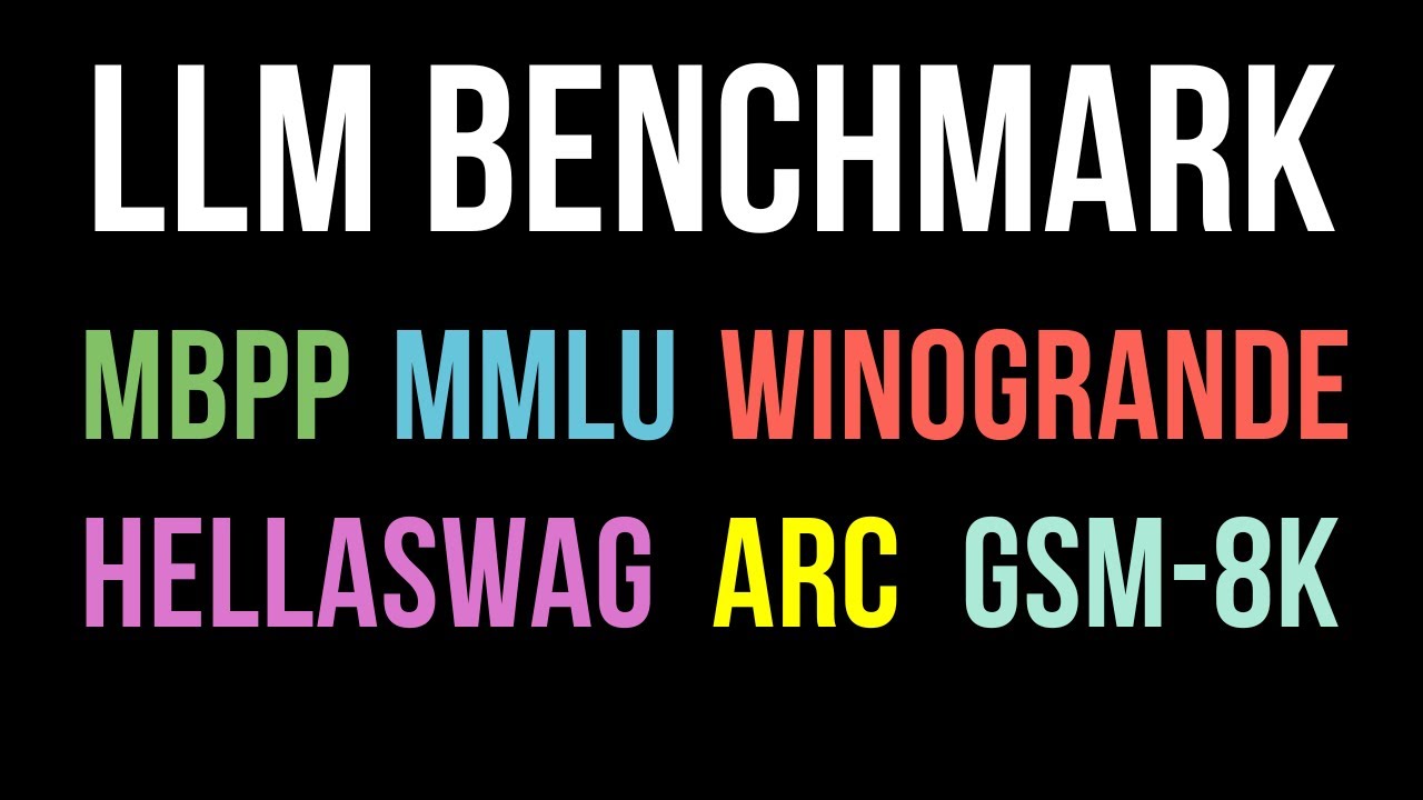Ultimate Guide to LLM Benchmarks: MMLU, HellaSwag, MBPP, GSM-8K, ARC ...