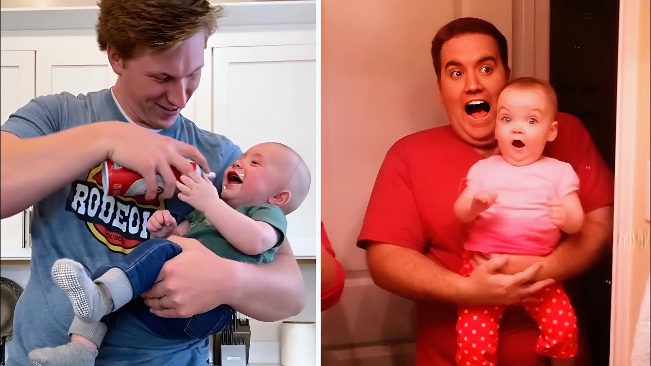 It’s Dad & Baby Time! Most Funnies & Adorable Moments! - YouTube
