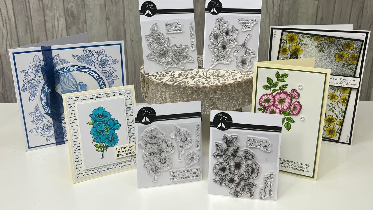 Jamie Rodgers ~ Card Making Floral Craft Stamp Bundle Special Offer ...