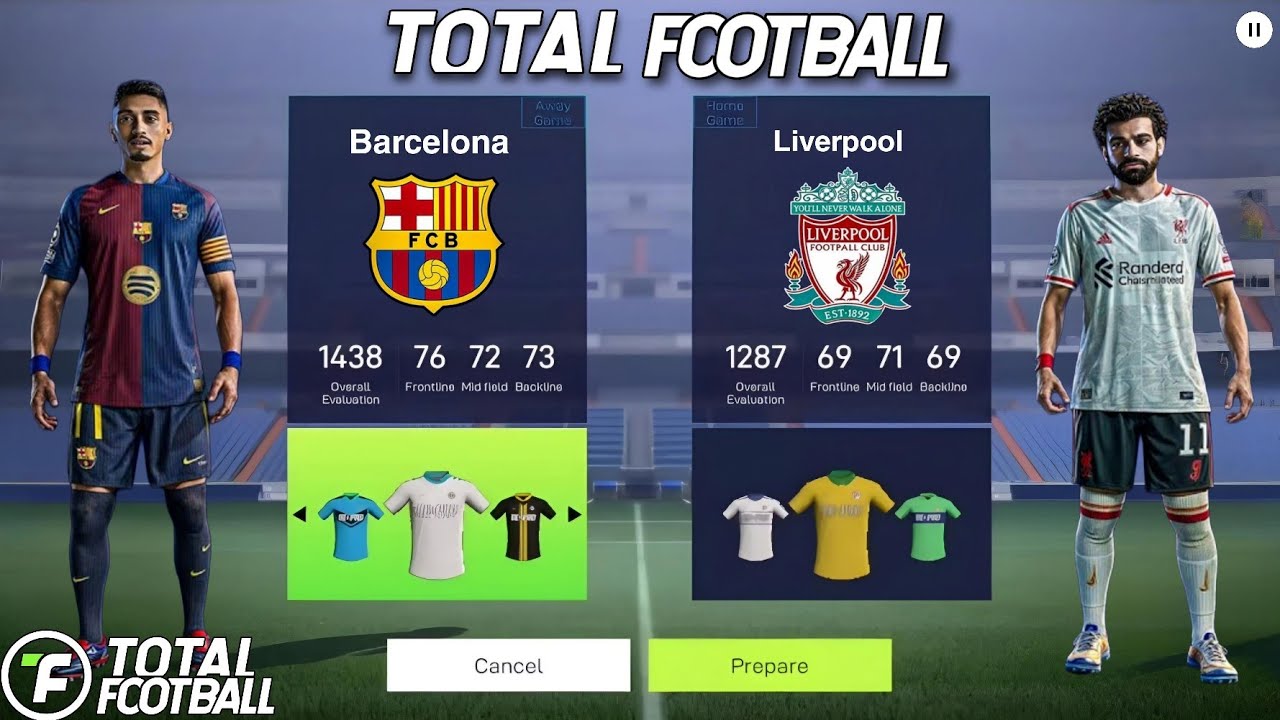 TOTAL FOOTBALL 2025 ANDROID & iOS - BEST GRAPHICS 4K NEW UPDATE [120fps ...