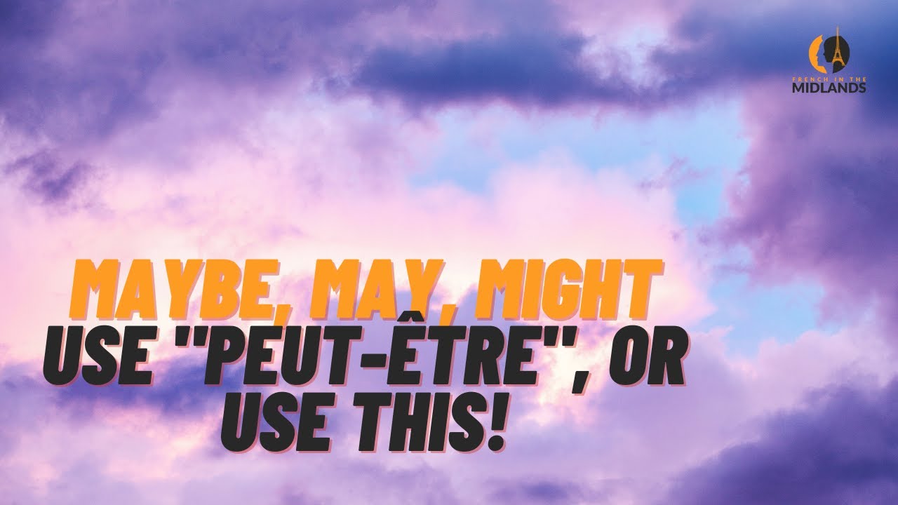 How to say MAYBE in French #shorts - YouTube