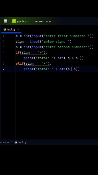 How to make a simple calculator in python || calculator code || #python #pythonprogramming # ...