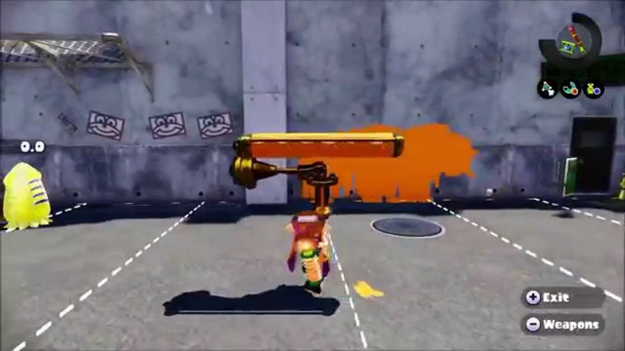 Splatoon run speed test with dynamo flick - YouTube