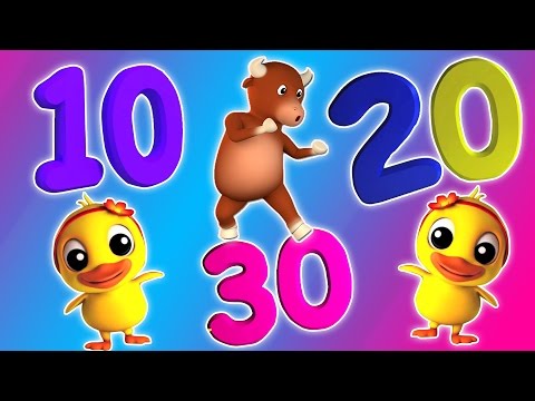 Nummer Song 1 bis 30 | Karikatur-3D für Kinder | Bildungs Video | Erfahren Zahlen |Number Song 1-30