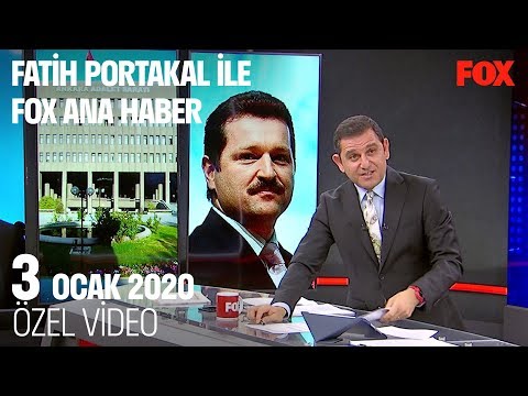 Başsavcılığın damat itirazı... 3 Ocak 2020 Fatih Portakal ile FOX Ana Haber