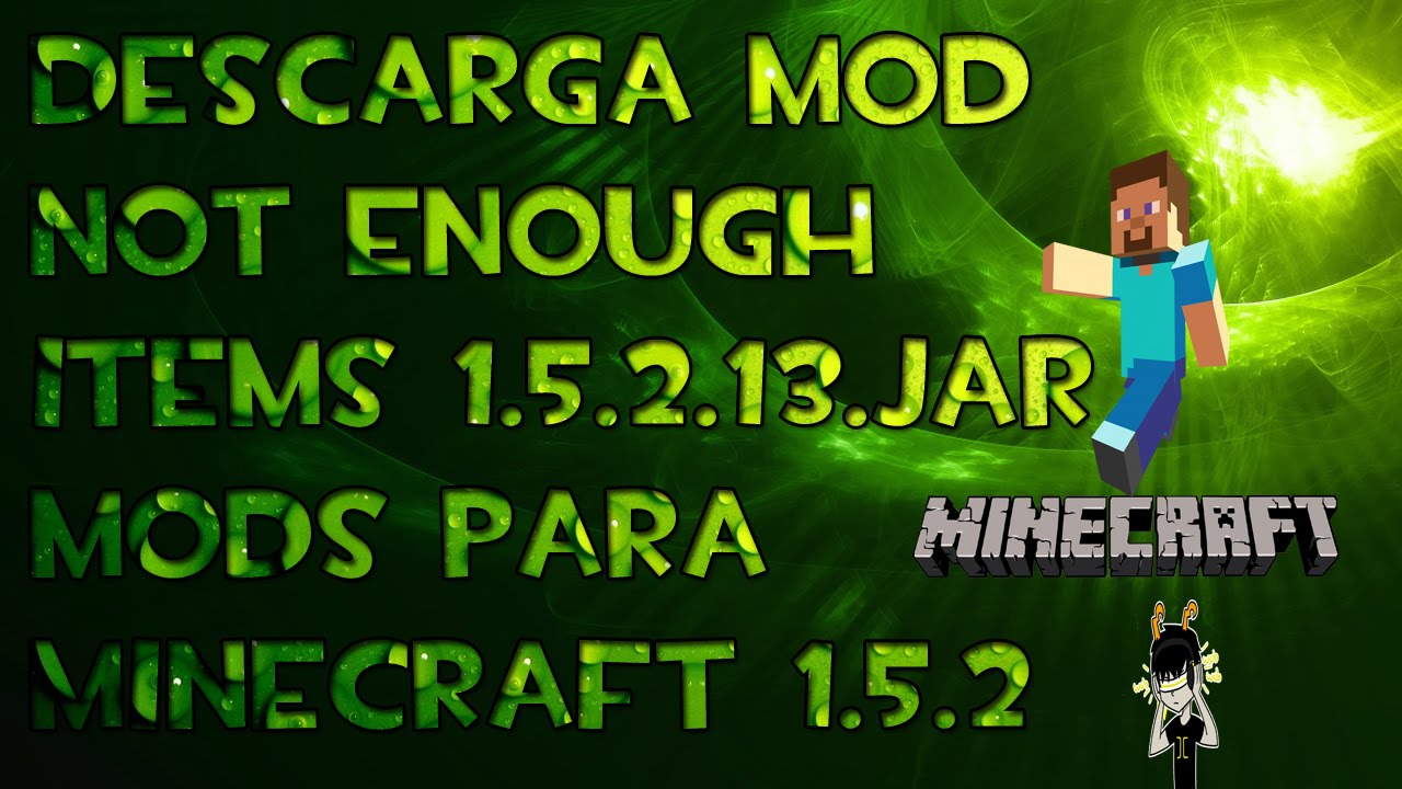 Descarga NEI Mod Para Minecraft 1.5.2 - YouTube