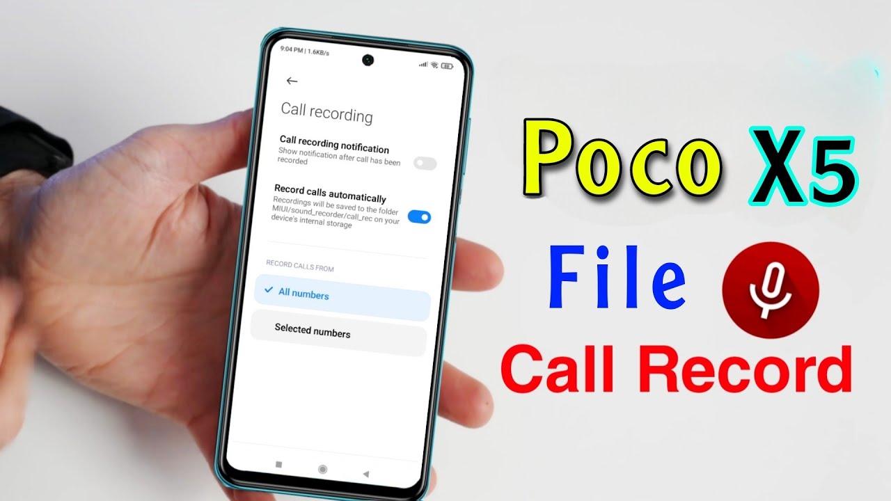 How to Find Call Recording in Poco X5 | Poco X5 5g Call Record Kaha save Hota Hai - YouTube