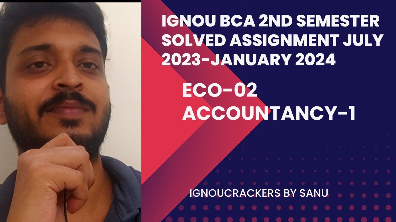 ECO-02 Solved Assignment July 2023-January 2024 | IGNOU BCA 2nd ...