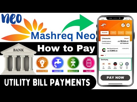 Mashreq Neo App Utility Bill Payment | How to Pay Utility Bills in ...