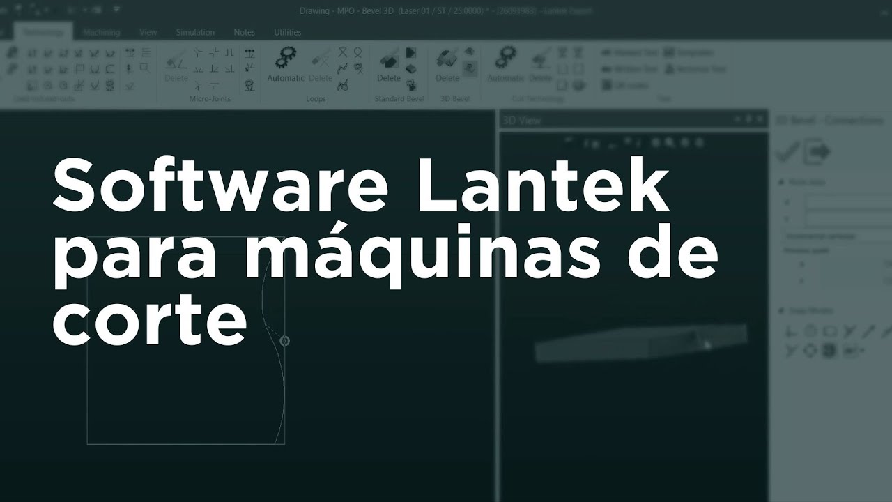 Lantek Expert Cut - Software Lantek para máquinas de corte - YouTube