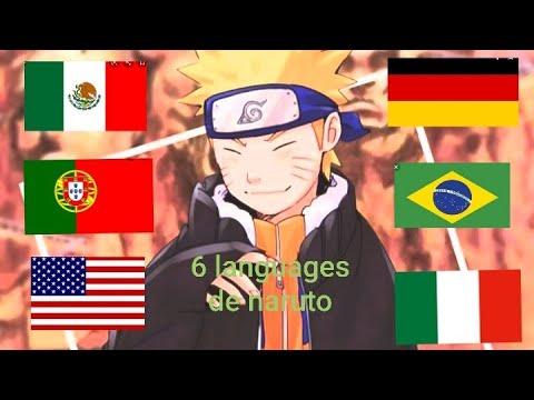 6 languages de naruto - YouTube