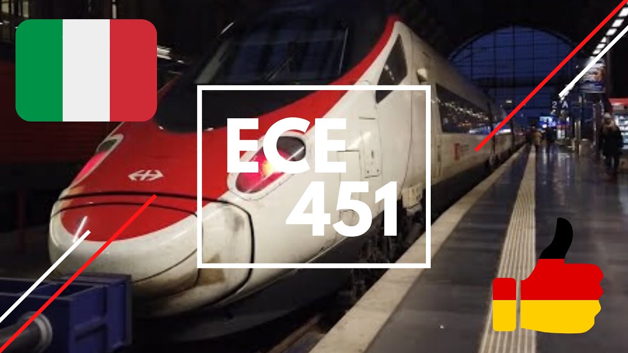 ECE 451 Frankfurt to Milan Tripreport Eurocity Express SBB DB - germany ...