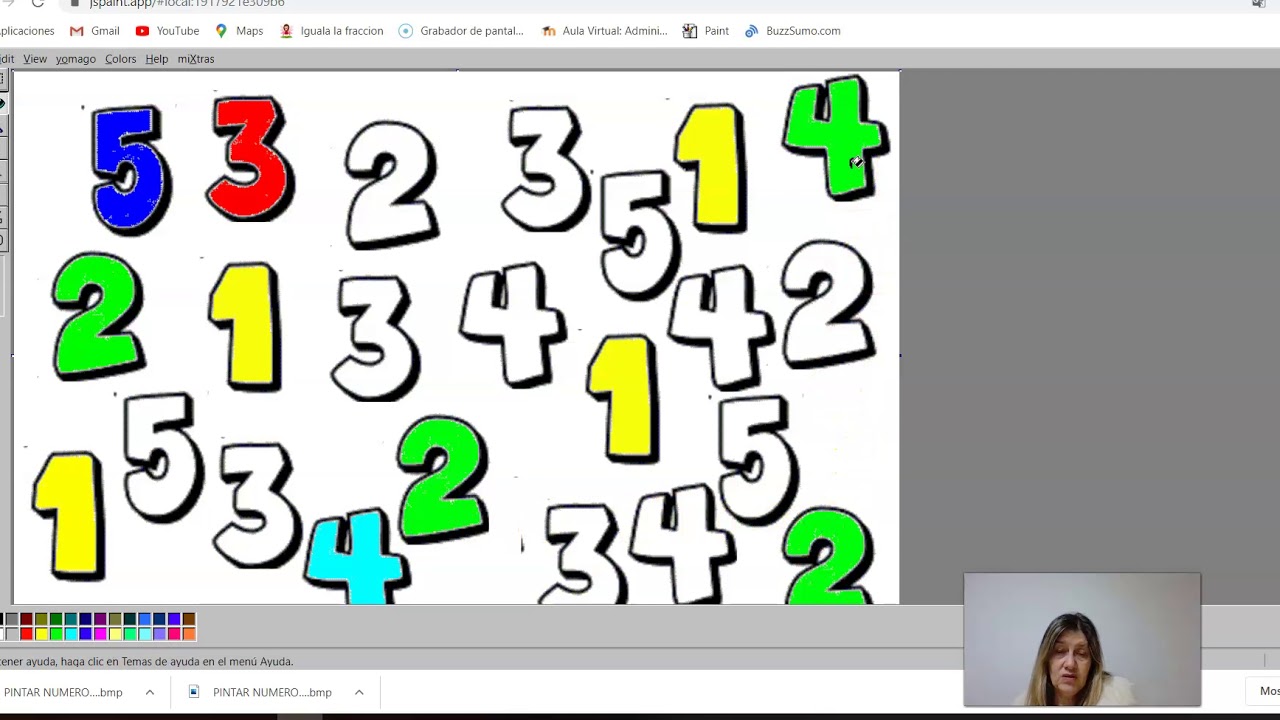PINTAMOS LOS NÚMEROS - YouTube