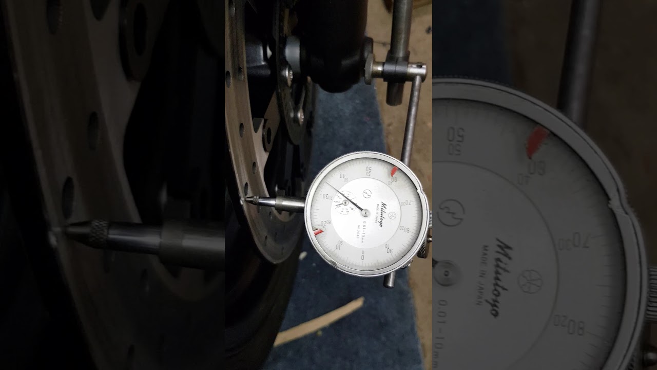 Left disc run out - YouTube