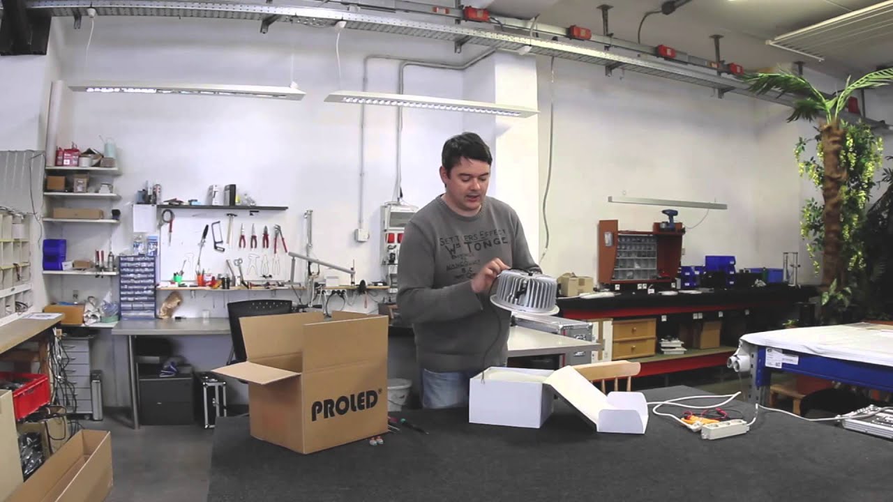 Downlight Led grande potente modello Sirius PROLED - YouTube