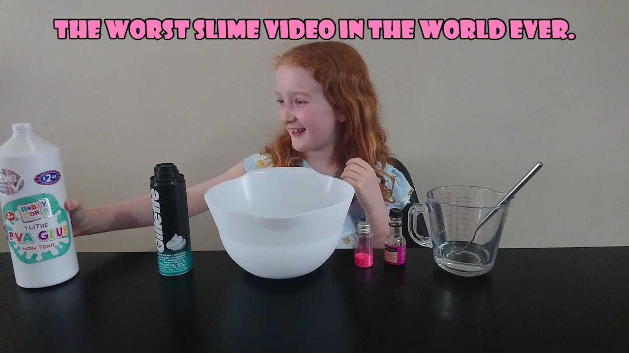 The worst slime video ever. - YouTube