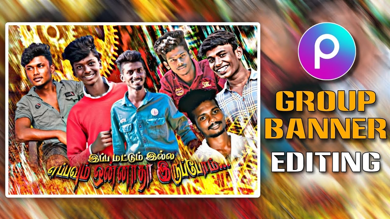 Madurai Style Mass Group Banner Editing in Picsart😈 Thiruvila Group ...
