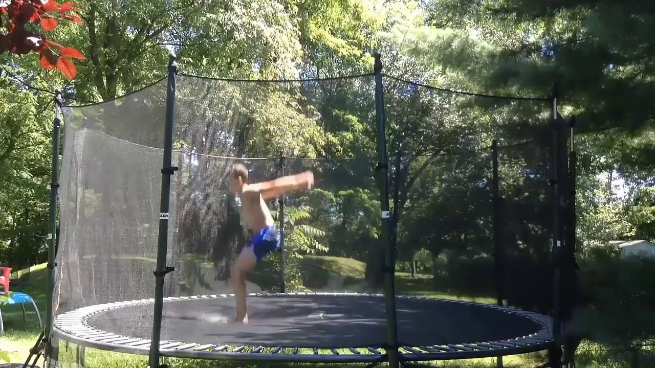 July Trampoline Progression *Triple Backflip NDB* - YouTube