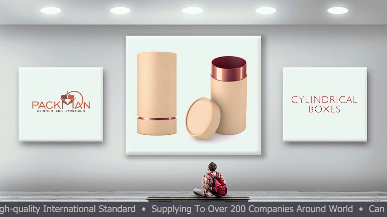 Cylindrical Boxes By Packman Packaging - YouTube