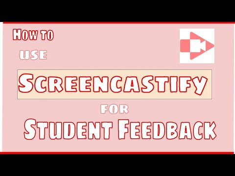 How to use Screencastify for Student Feedback - YouTube