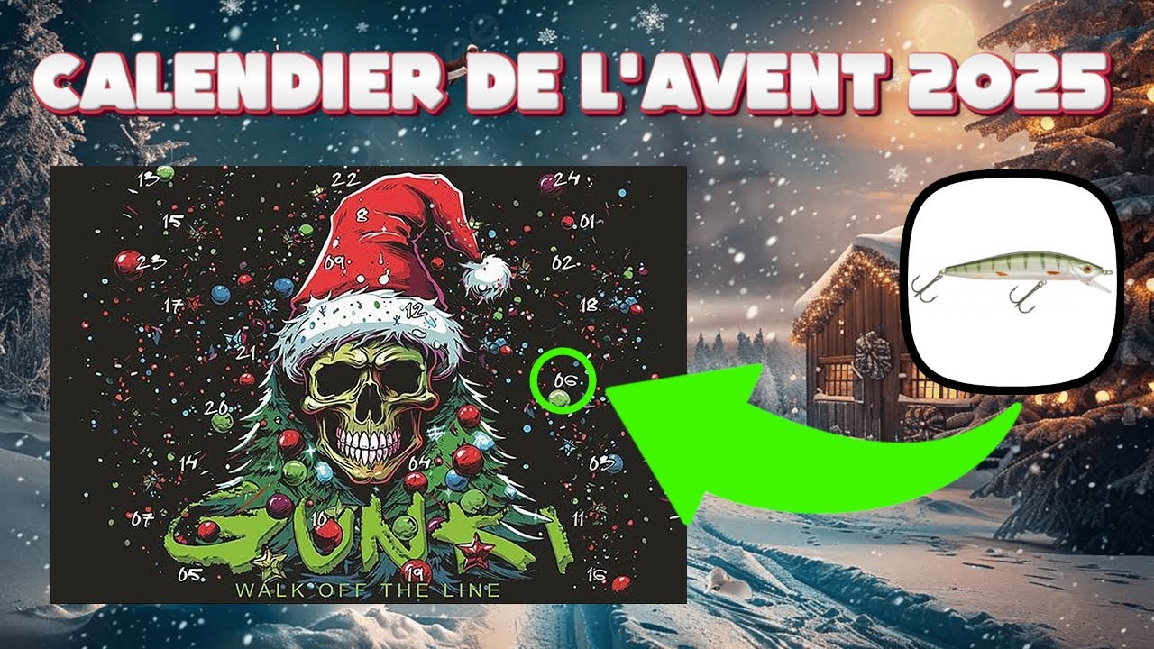 Calendrier de l'Avent Pêche Gunki 2025 Jour 06 Gamera 128 SP Slim - YouTube