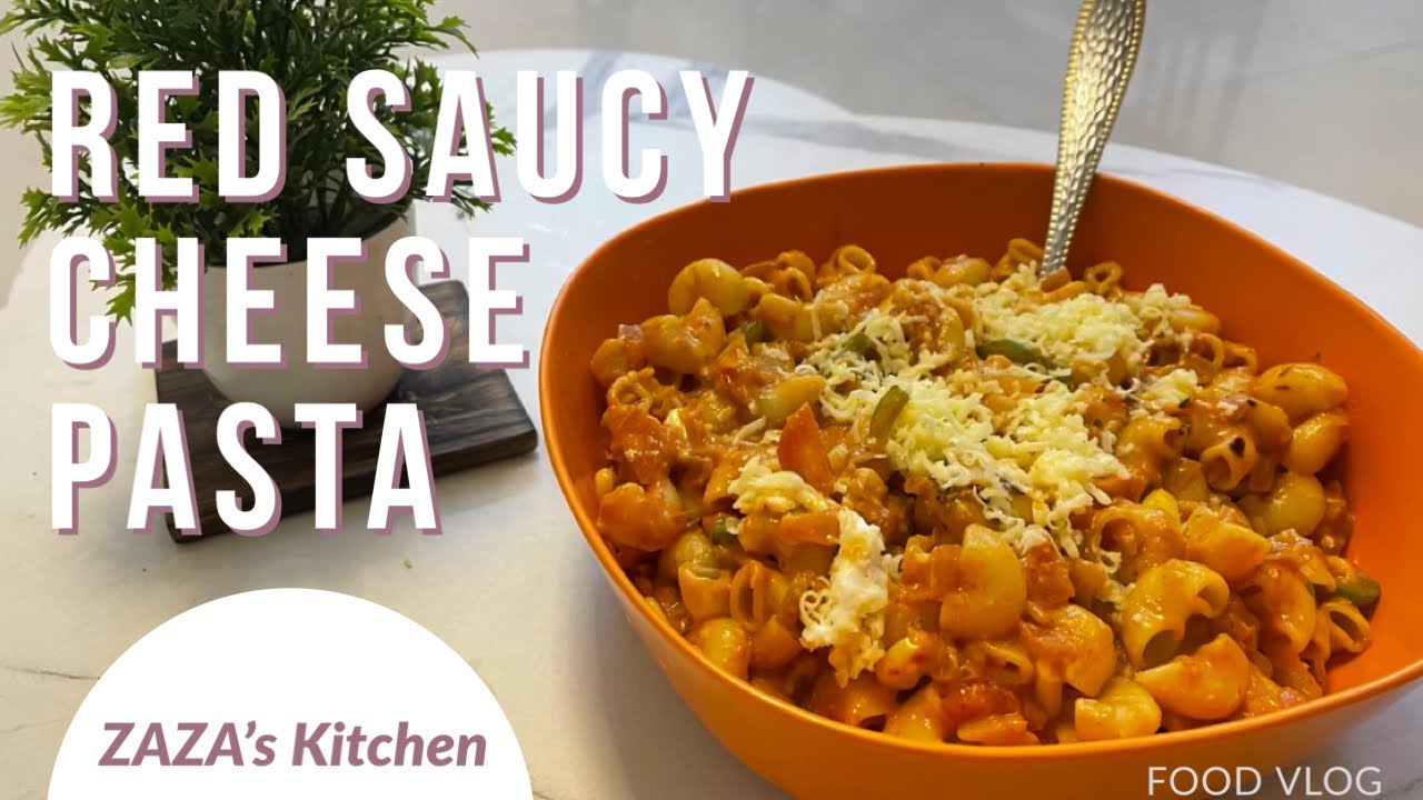 CHEESY RED SAUCE PASTA - YouTube