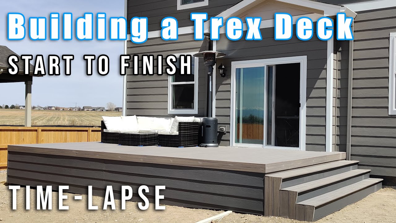 Building a Custom Trex Deck Time-Lapse - YouTube