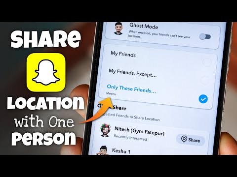 How to Share Your Location on Snapchat with Only One Person