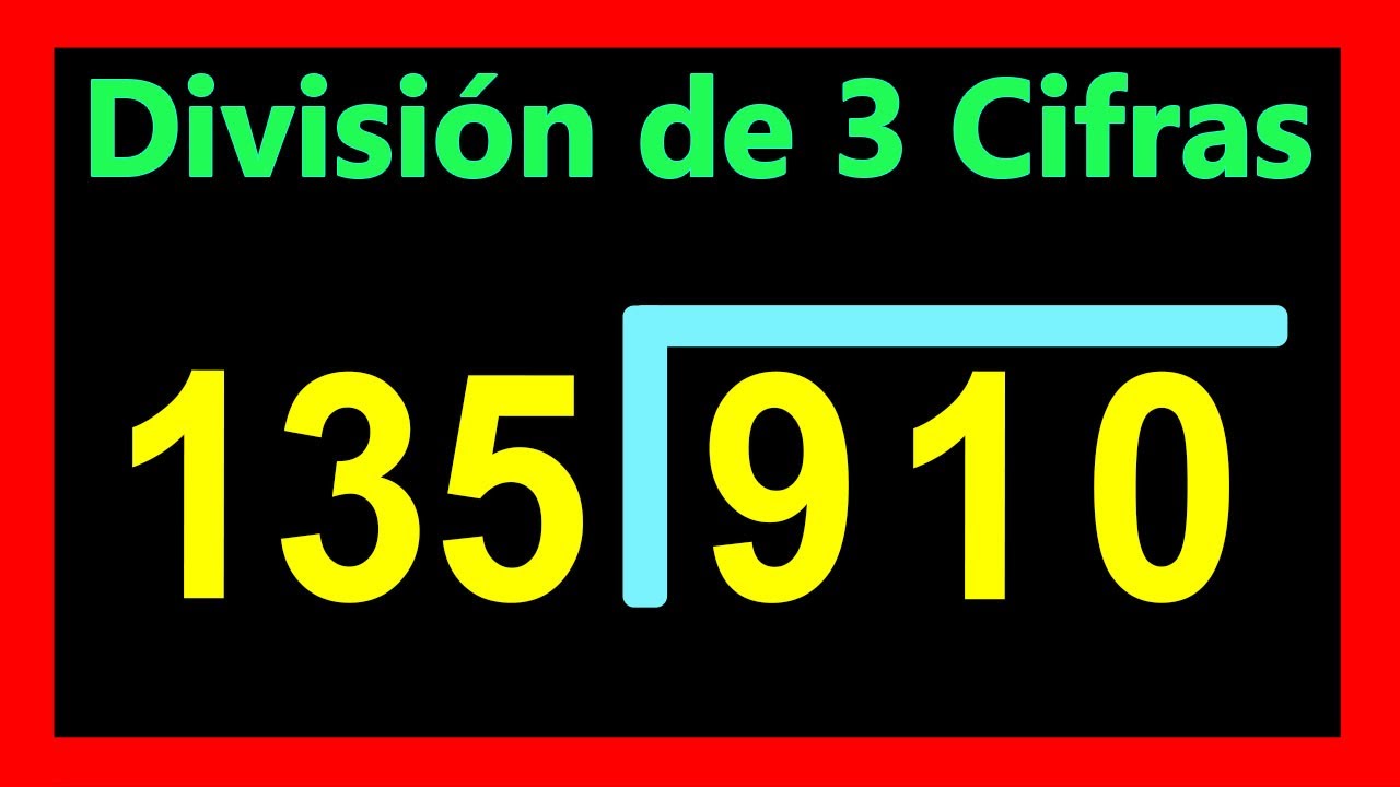 👉Divisiones de 3 cifras Adentro y Afuera - YouTube