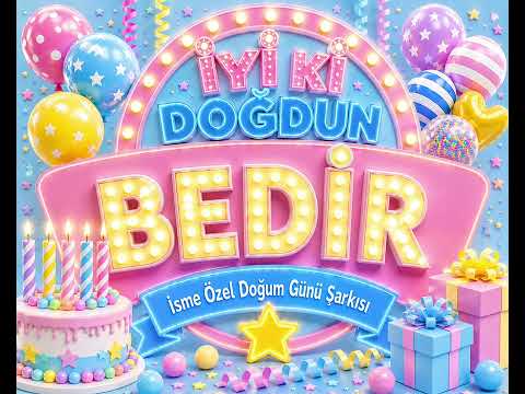 Bedir İçin Doğum Günü Şarkısı 🎈 | İyi Ki Doğdun Bedir! (İsme Özel)