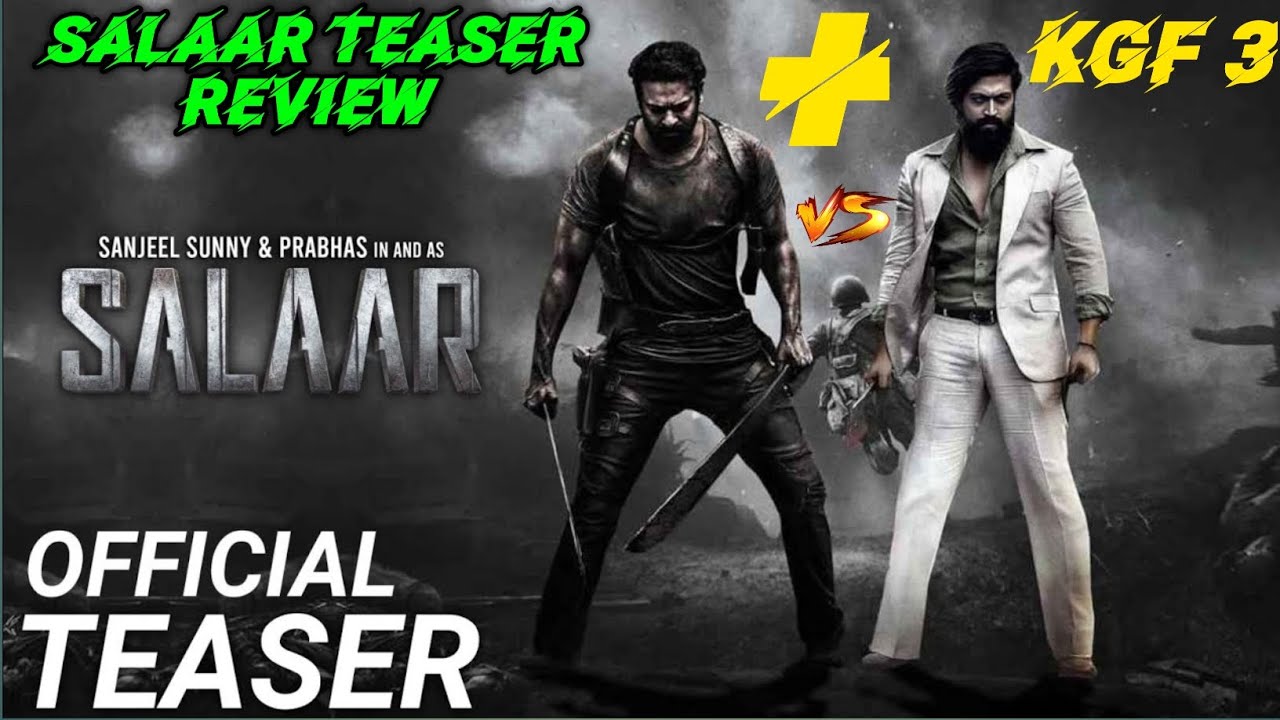Salaar Official Teaser Review Hindi, Prabhas, PrashantNeel,Yash Kgf 3 ...