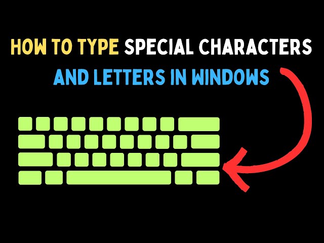 How To Type Special Characters On Windows - Infoupdate.org