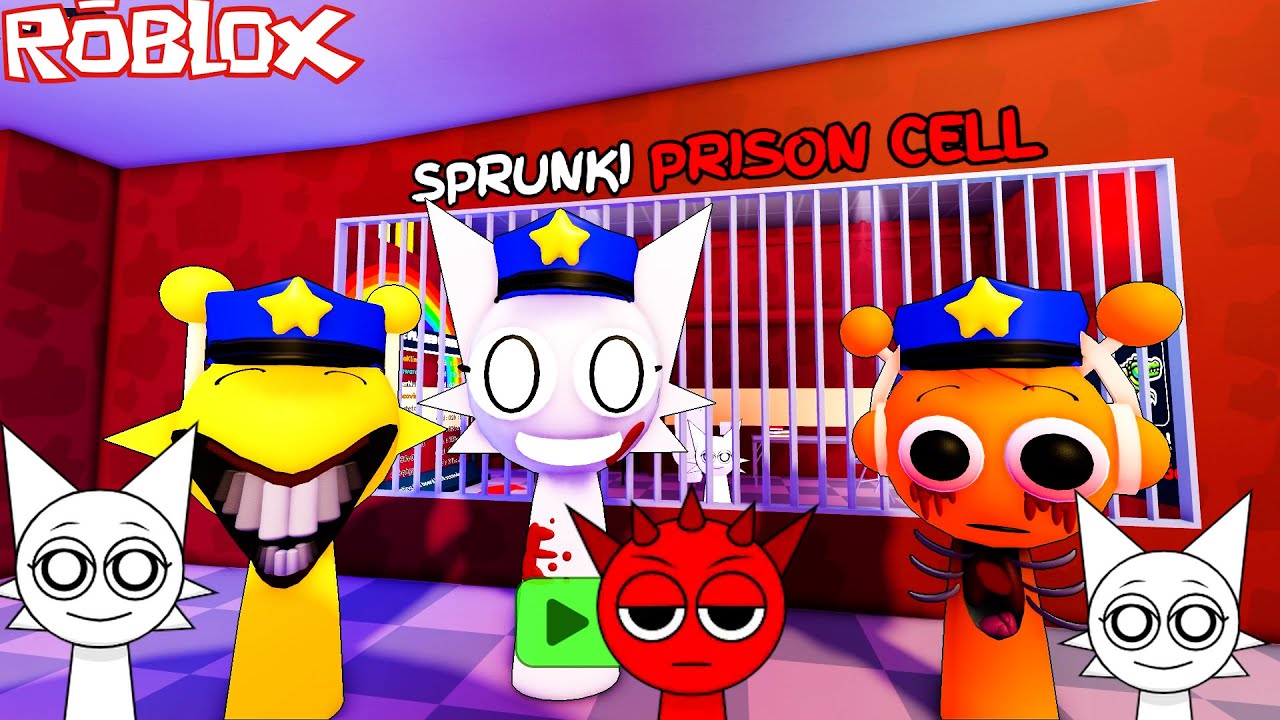 Sprunki Wenda Playing Sprunki Barry's Prison Run Obby (#Roblox ...