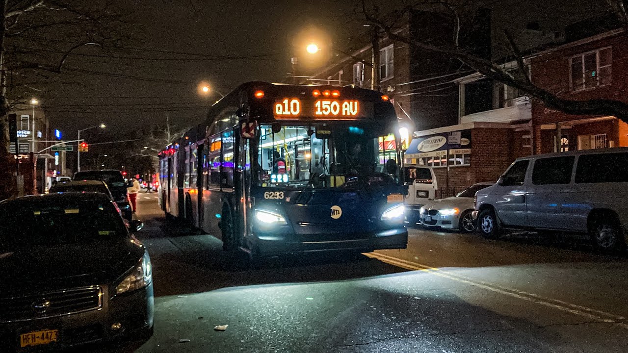 MTA Bus: 2020 New Flyer XD60 on the Q10 to 150th Av at Ozone Park ...