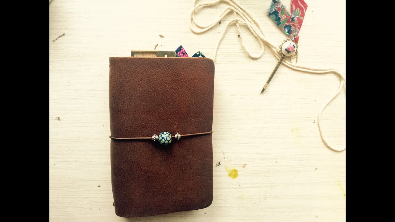 New Travelers Notebook // Chic Sparrow Outlander Pocket - YouTube