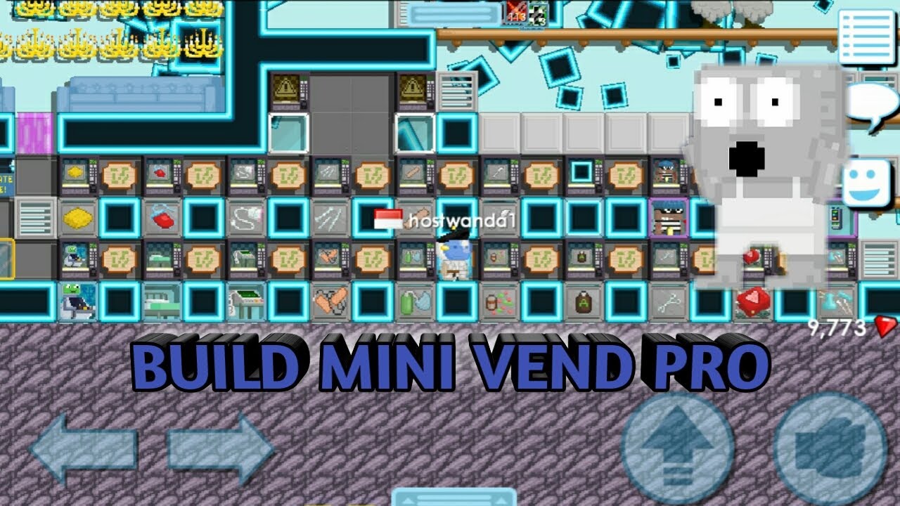 Build World Mini Vend Pro Growtopia Indonesia - YouTube