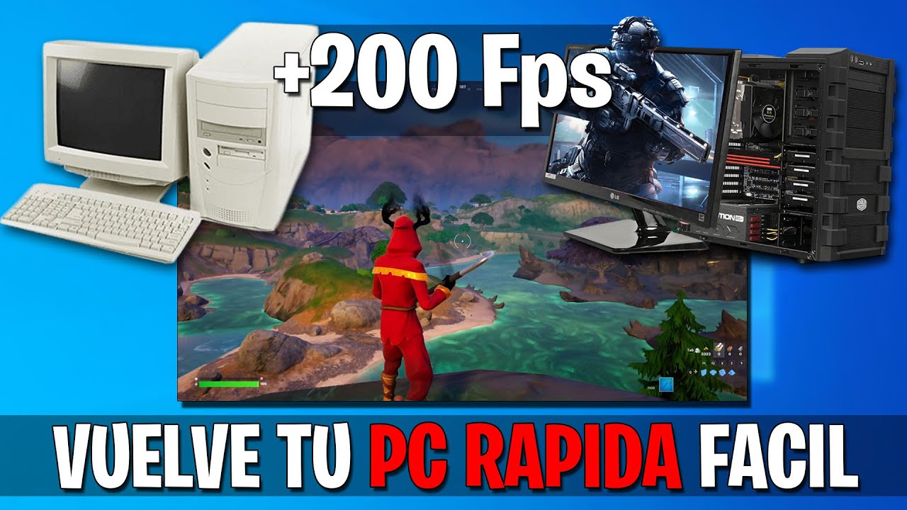 VUELVE RAPIDA tu PC LENTA🚀 (Aumenta tu rendimiento y sube fps) - YouTube