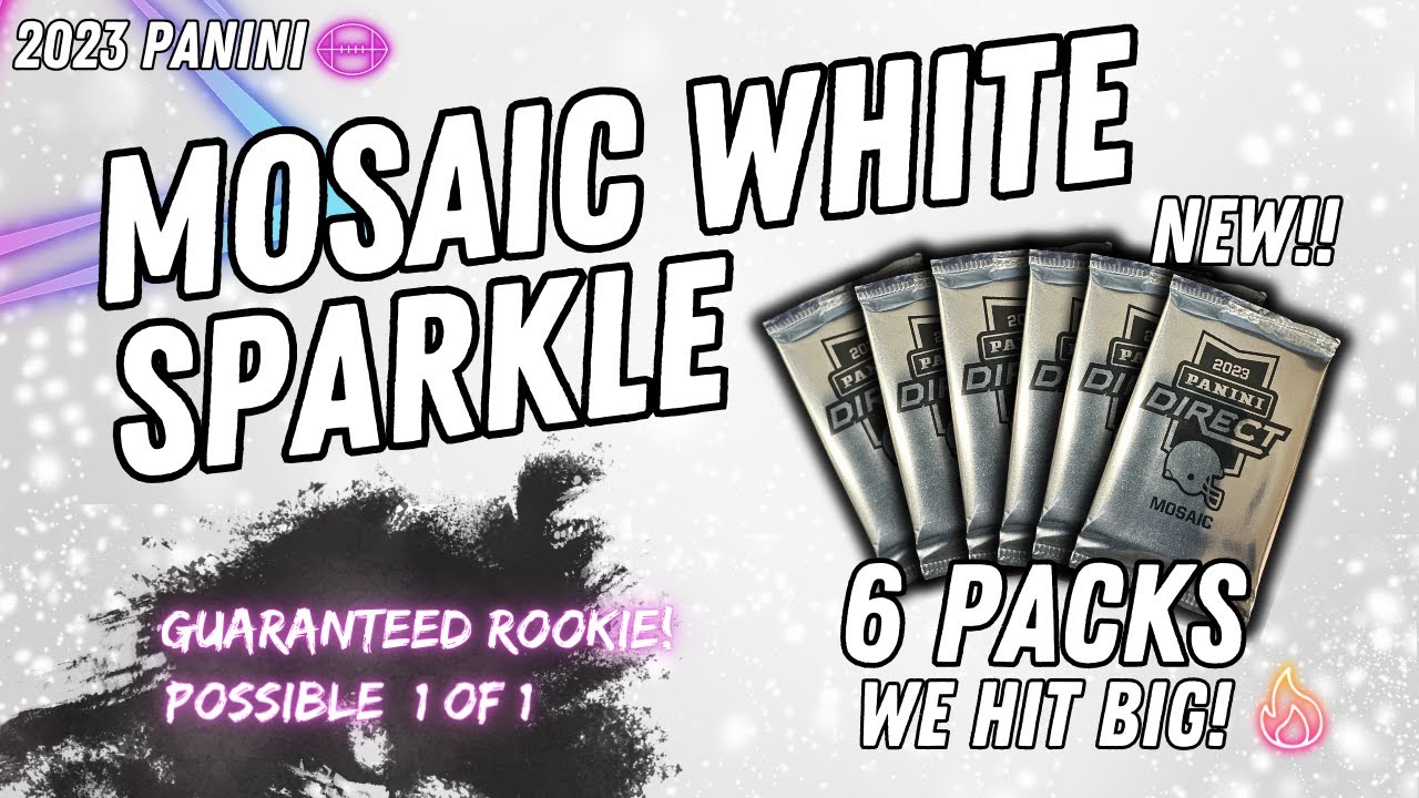 2023 Mosaic White Sparkle!! (Last?) These Packs are Amazing ...