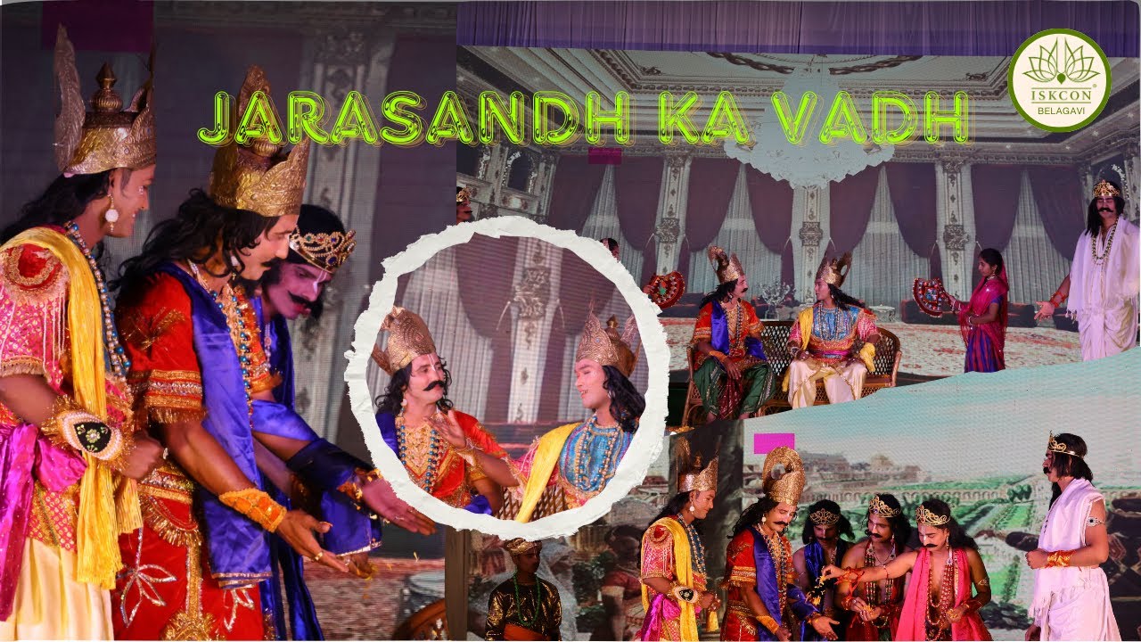 Hindi Drama | Jarasandh ka vadh | By ISKCON Belagavi | Hare Krishna Rathayatra Mahotsava 11.02. ...