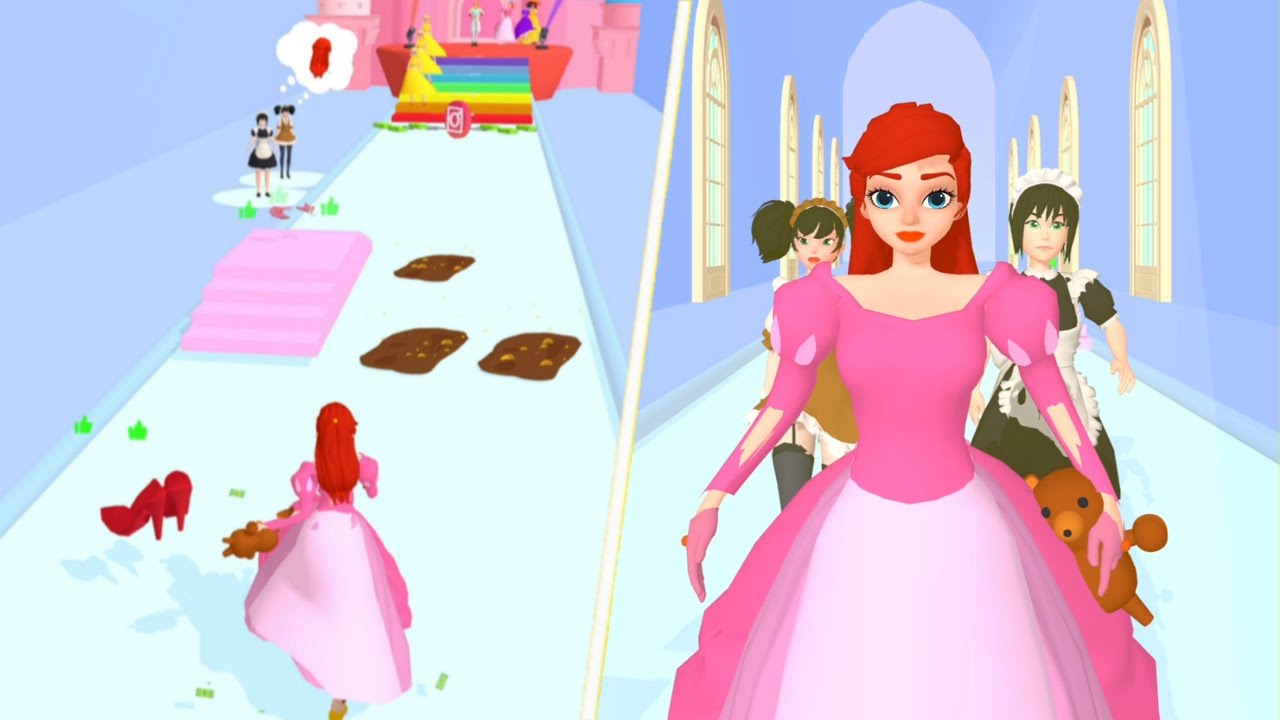 Princess Run 3D 👸 ️🤴 All Levels Gameplay Trailer Android, iOS New Game ...