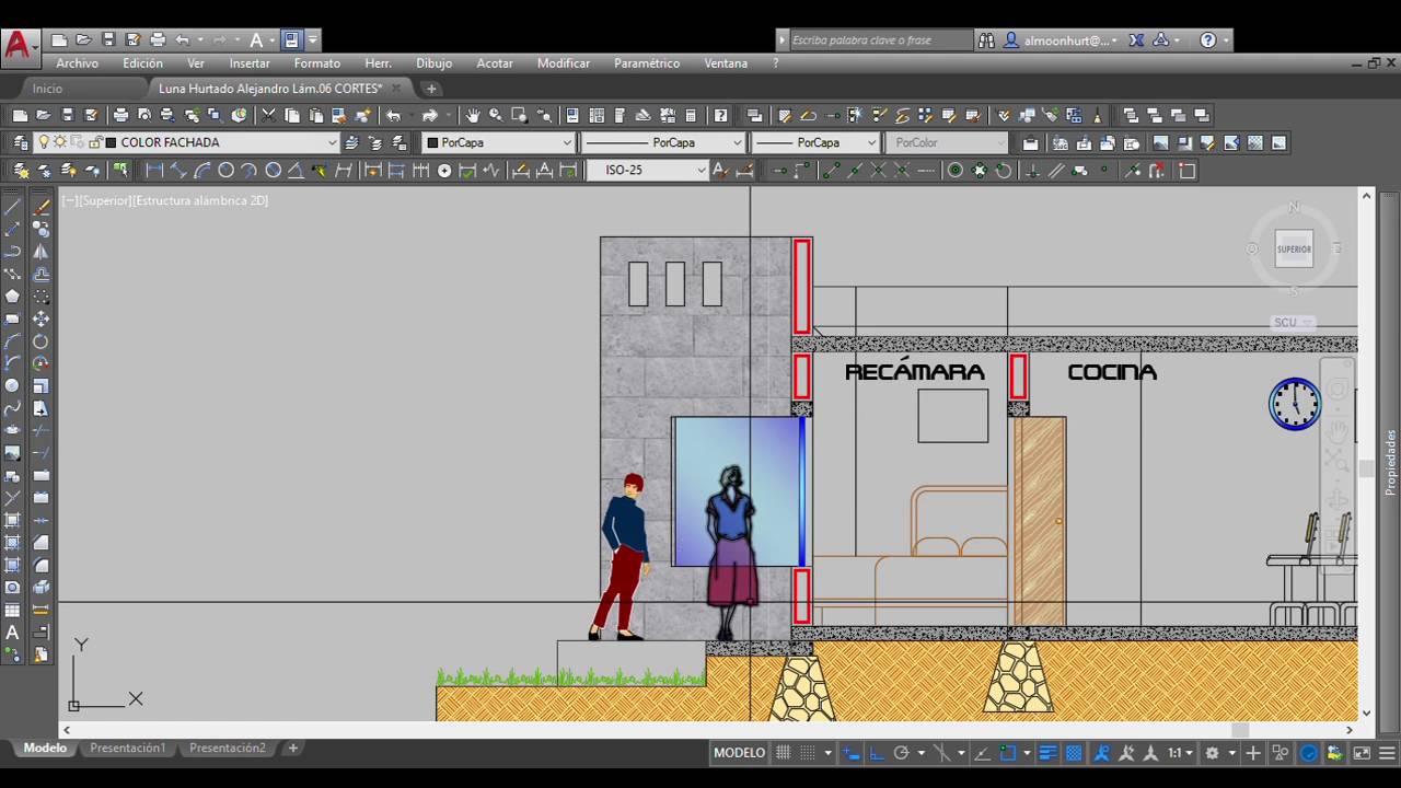 Como recortar imágenes de texturas en fachada en AUTOCAD / ARQUITECTURA ...