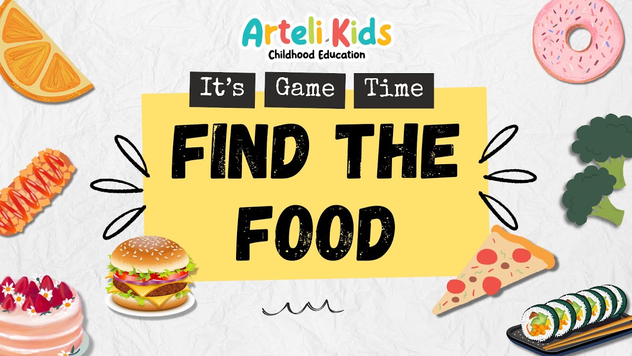 Permainan Menemukan Makanan | Find The Food | Find The Food Games | Fun ...
