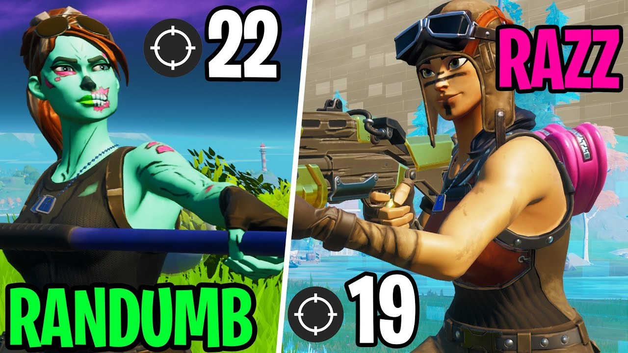 I spectated LG RANDUMB vs. LG RAZZ! - (Who's better at FORTNITE?) - YouTube