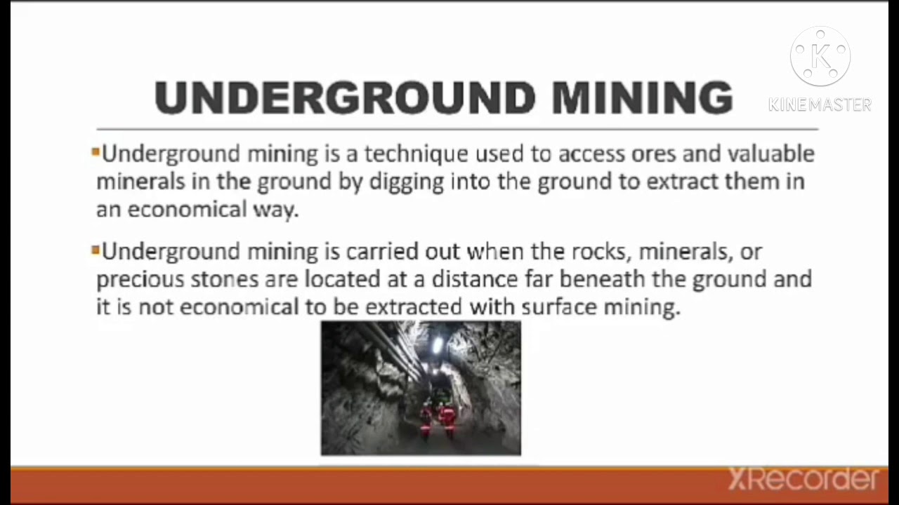 TYPES OF MINING | Earth and life science - YouTube