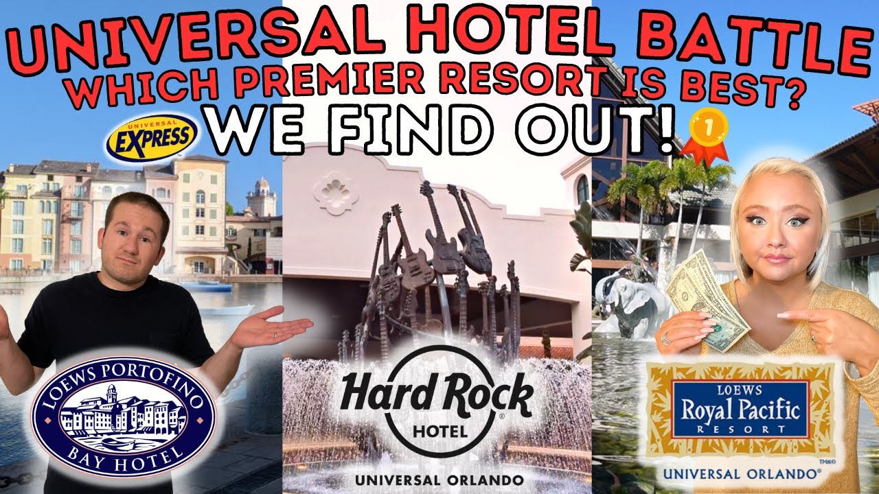 Ranking Universal Orlando’s Hard Rock, Portofino Bay & Royal Pacific Hotels | What's The BEST ...