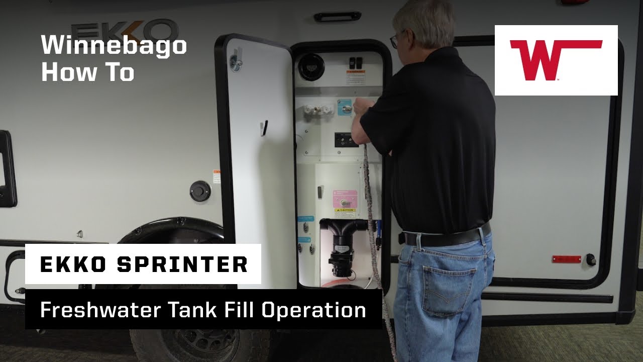 Winnebago EKKO Sprinter Freshwater Tank - YouTube