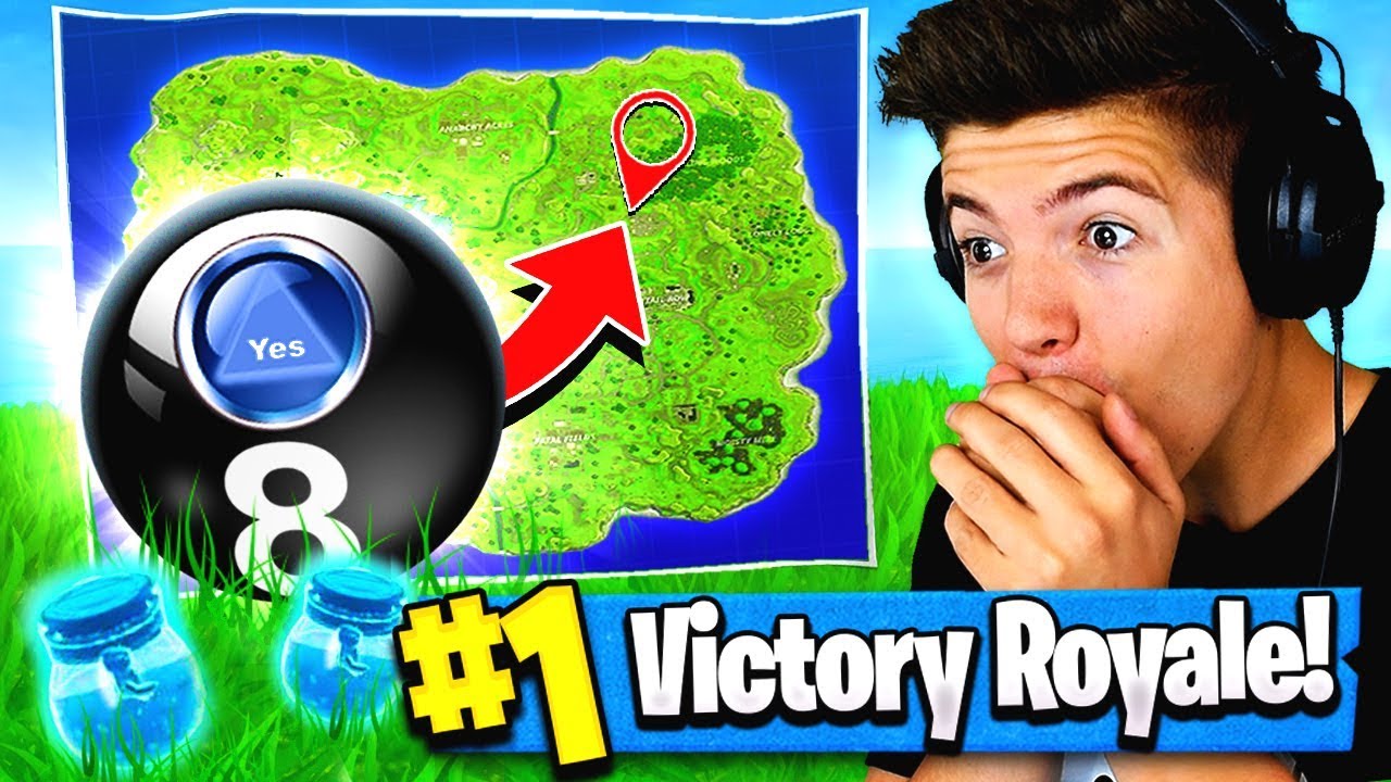 Using MAGIC 8 BALL to WIN FORTNITE: Battle Royale!? - YouTube